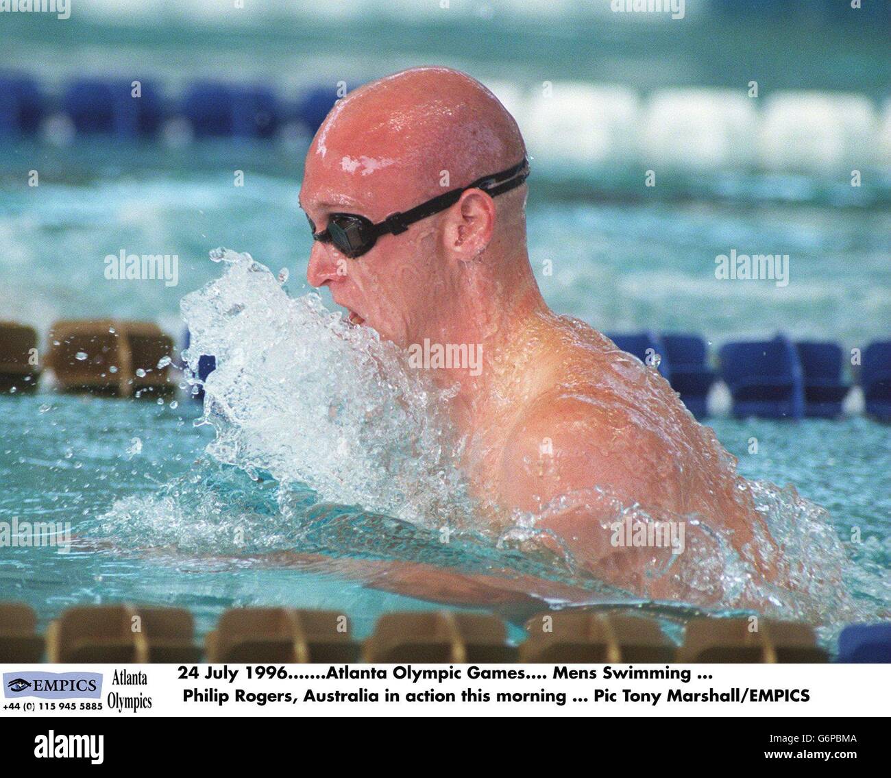 24 july 1996 atlanta olympic games mens swimming hi-res stock ...