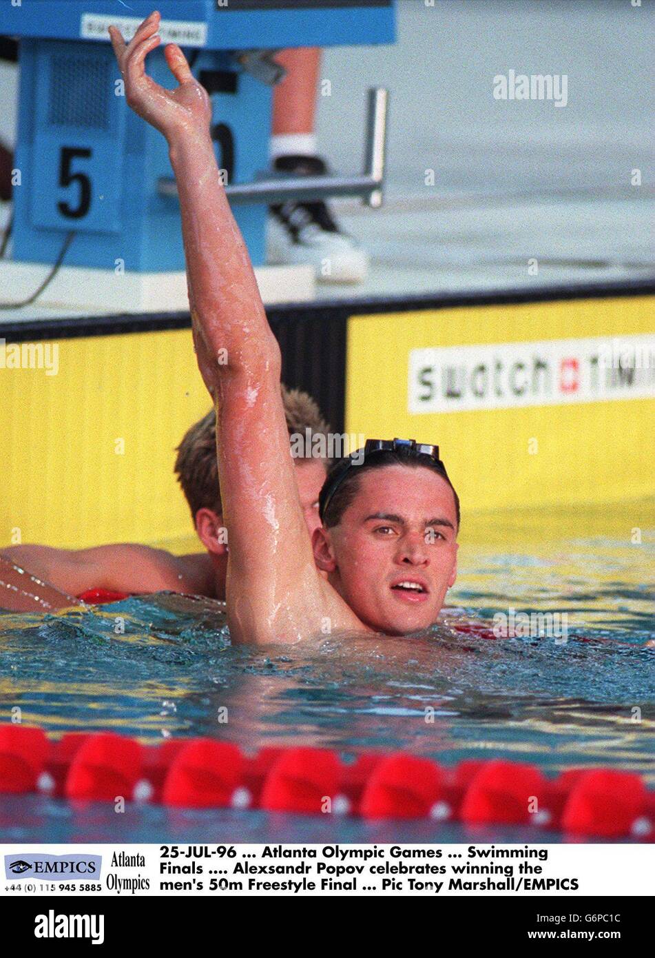 Atlanta olympic games swimming finals hi-res stock photography and ...