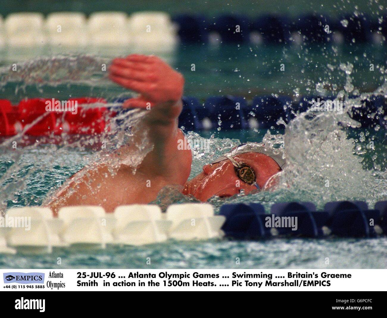 Atlanta Olympic Games ... Swimming Stock Photo - Alamy