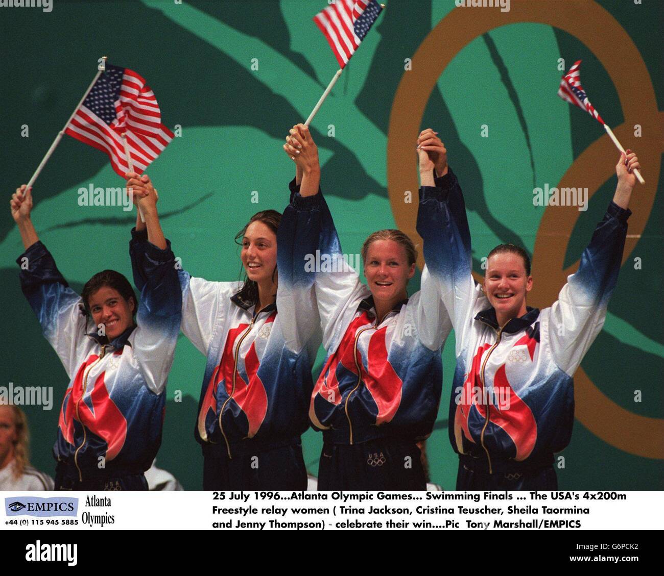 Atlanta Olympic Games. Swimming Finals Stock Photo - Alamy