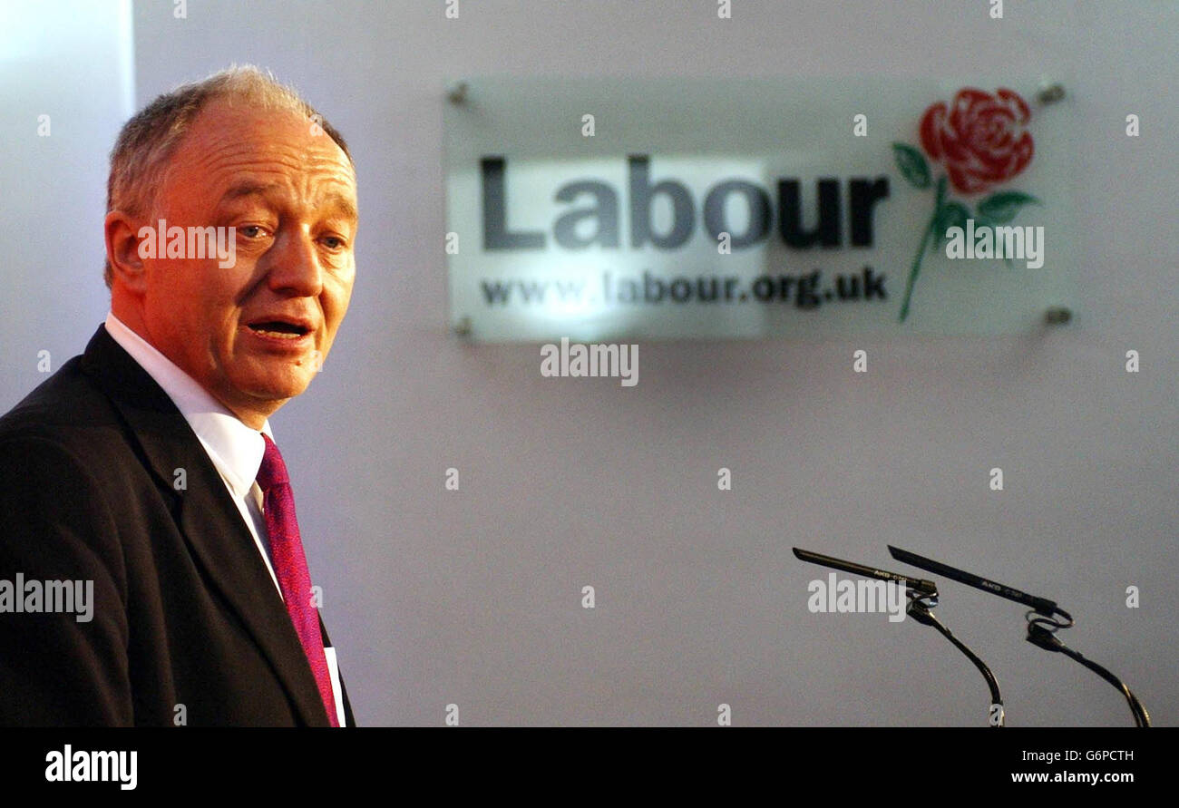 London Mayor Ken Livingstone accepts the Labour Party nomination at ...