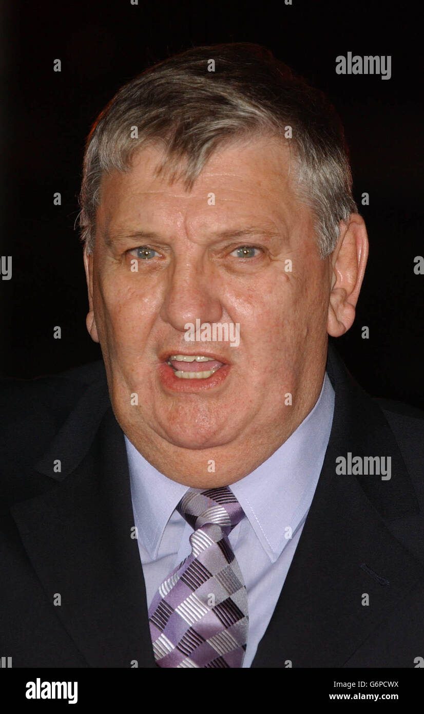 Eastenders actor Derek Martin arrives for the 2003 TV Moments Awards ...