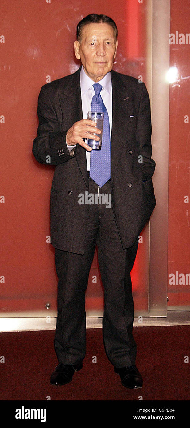 Former London Gangster Mad Frankie Fraser Arrives For The Premiere Of