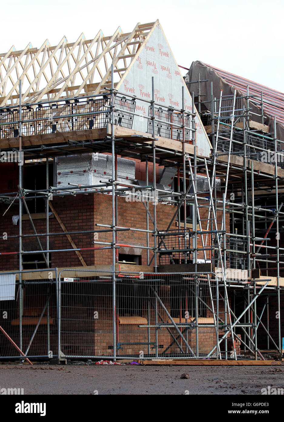 New House building work in the Malvern, Worcestershire Stock Photo - Alamy