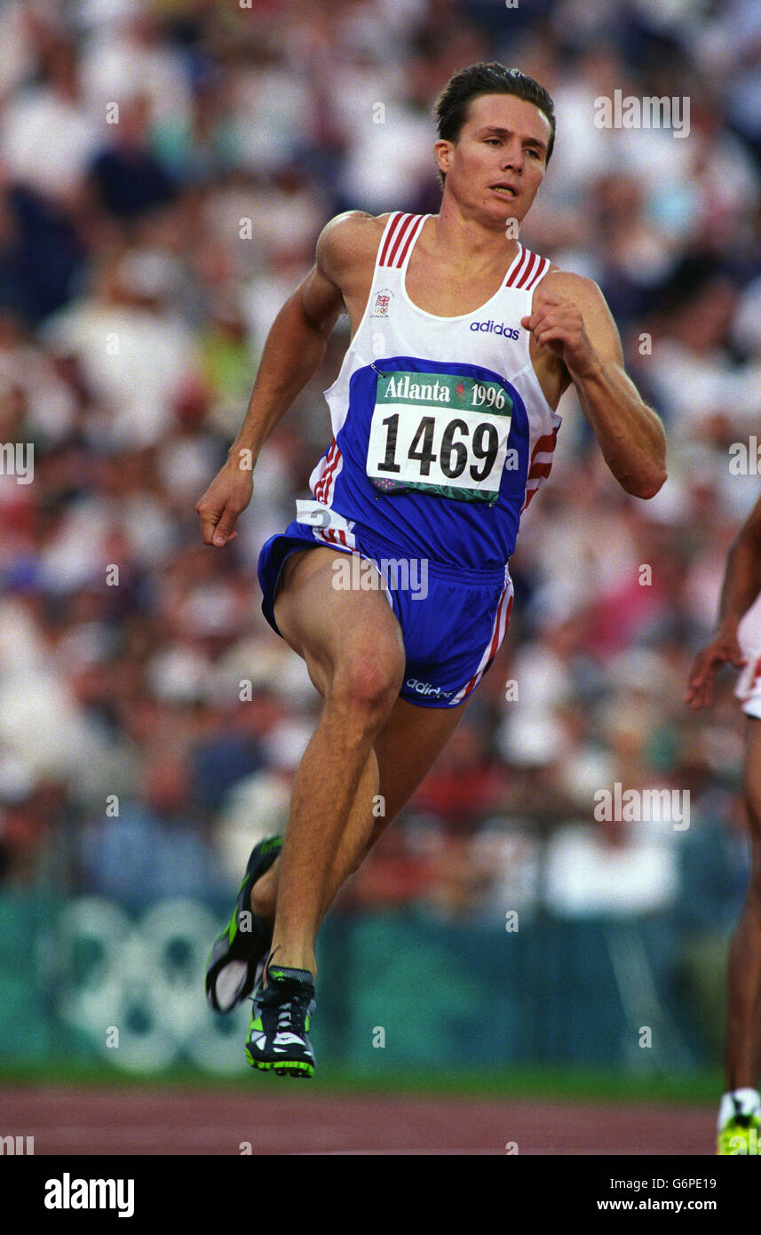 Athletics - 1996 Atlanta Olympics - Men's 400m Heats Stock Photo - Alamy