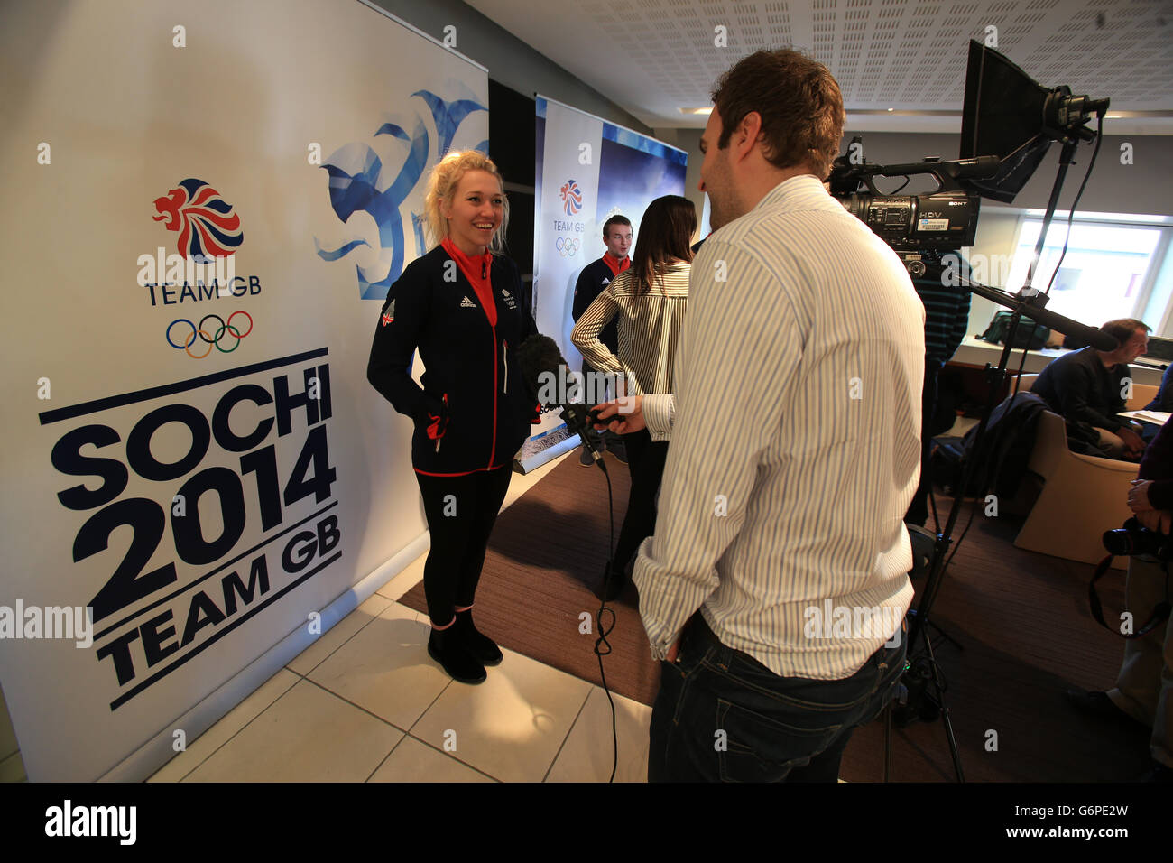 Rowan Cheshire during the Team GB kitting session at the adidas Centre ...