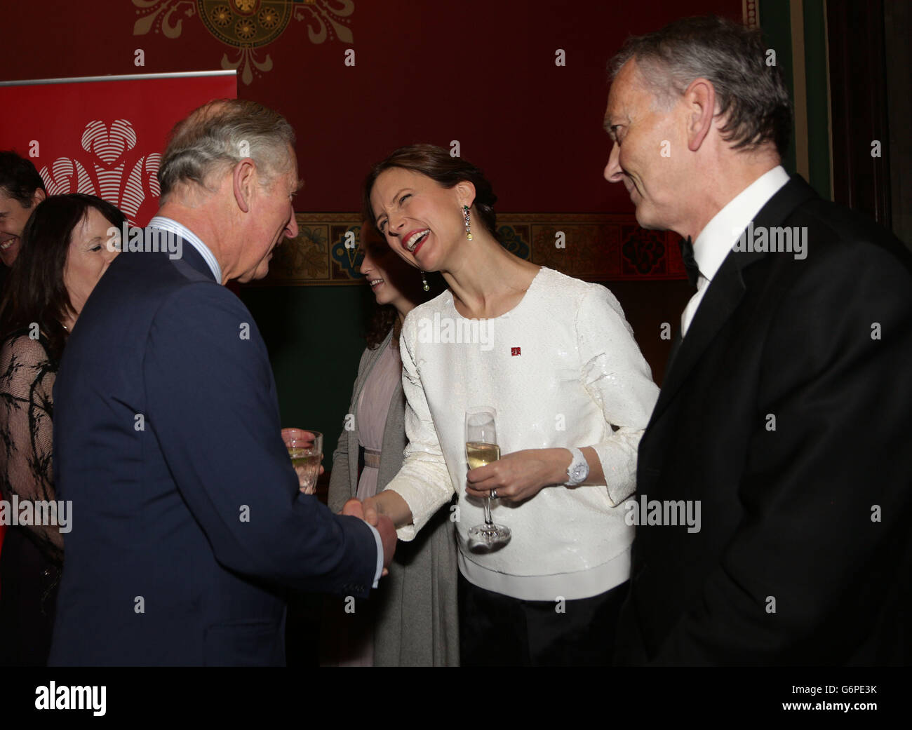(Left - right) The Prince of Wales meeting Katie Durham and Richard ...