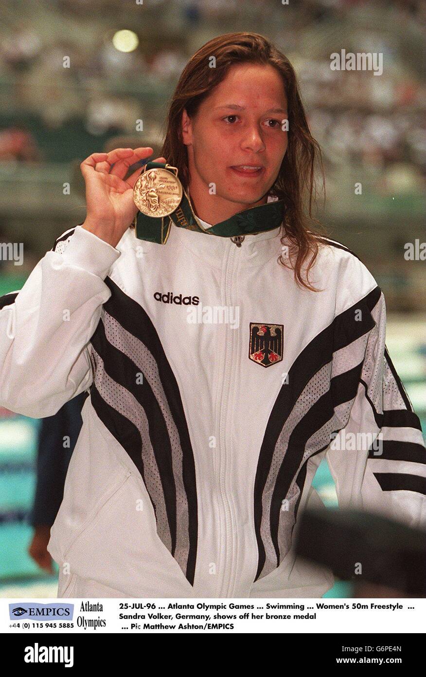 25-JUL-96. Atlanta Olympic Games. Swimming. Women's 50m Freestyle ...