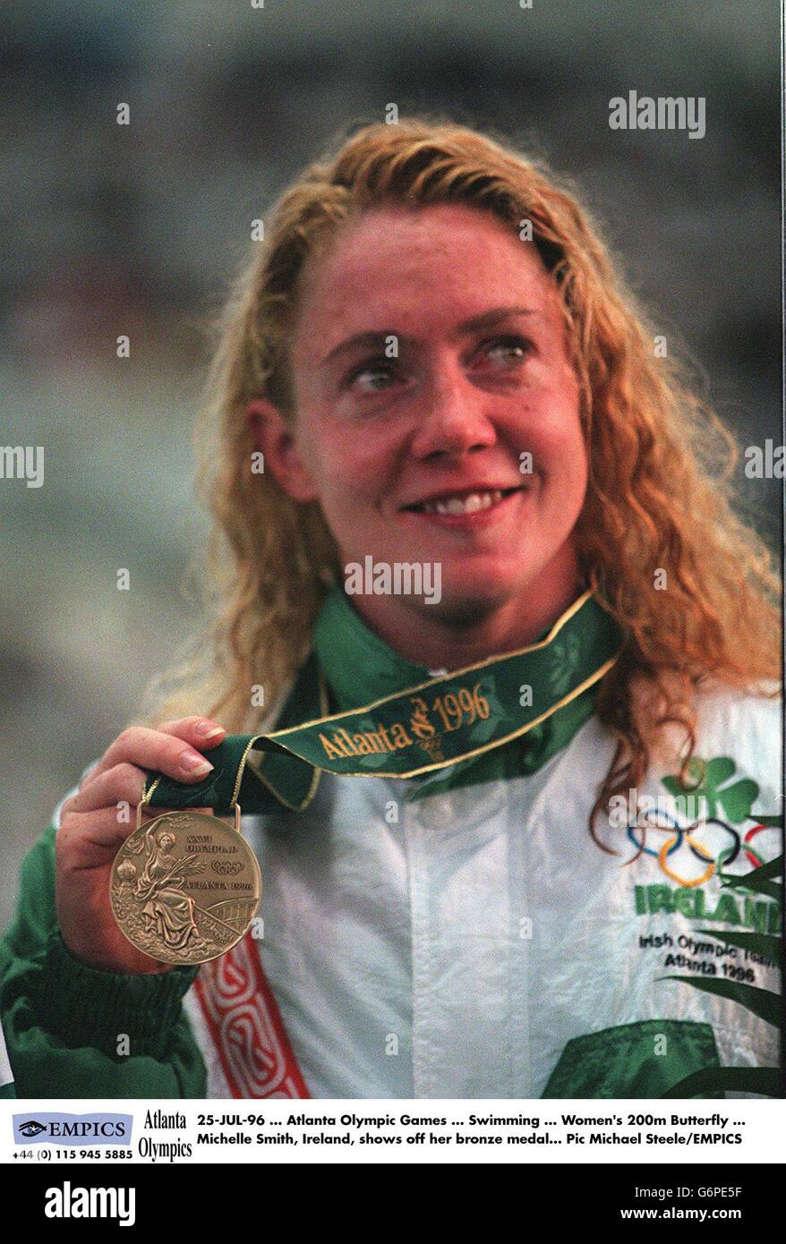 Atlanta olympic games swimming womens 200m butterfly michelle smith hi ...