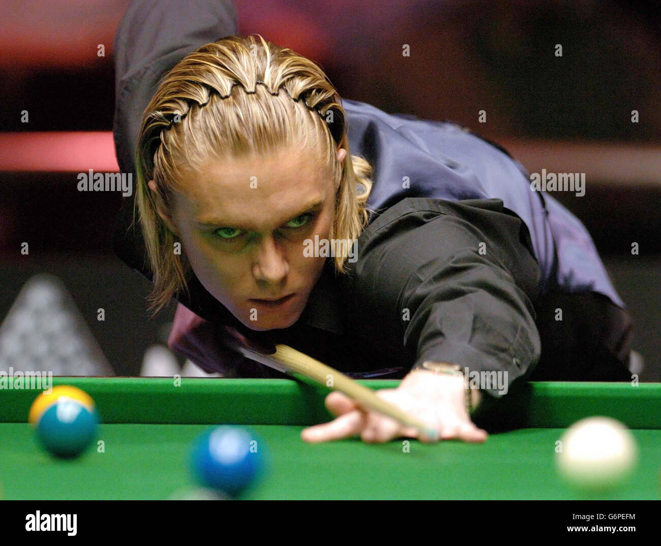 England's Paul Hunter in action during his semi-final match at The ...