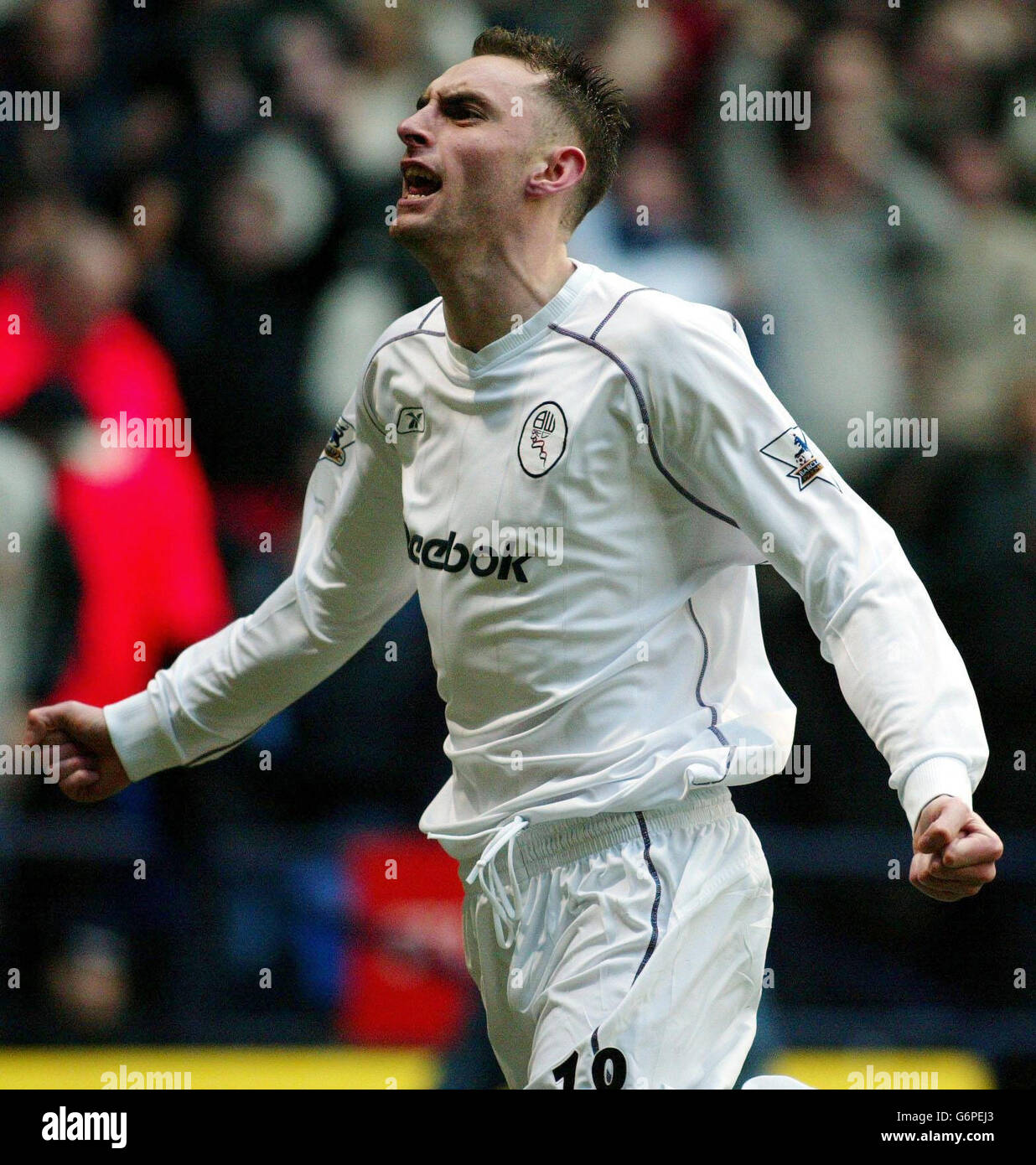 Bolton Wanderers' Nicky Hunt celebrates Stock Photo - Alamy