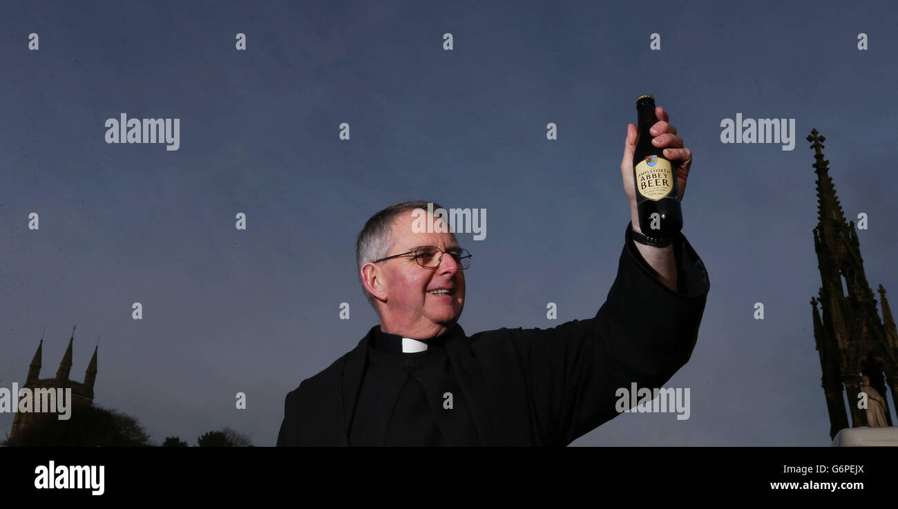 Father Terence Richardson, Prior of Ampleforth Abbey and College, makes ...