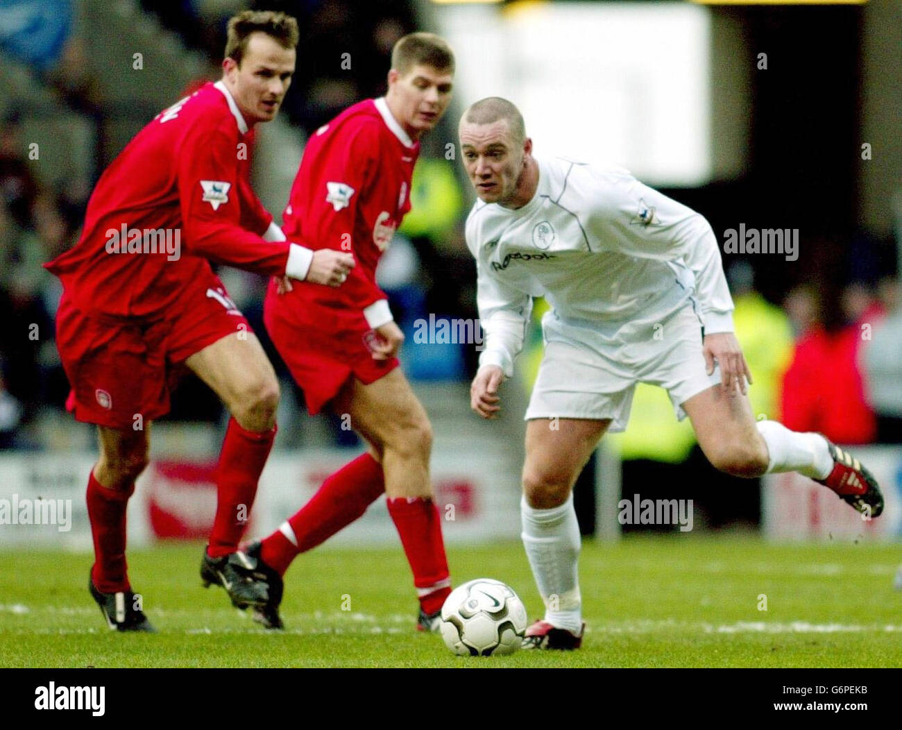 Dietmar hamann gerrard liverpool hi-res stock photography and images ...