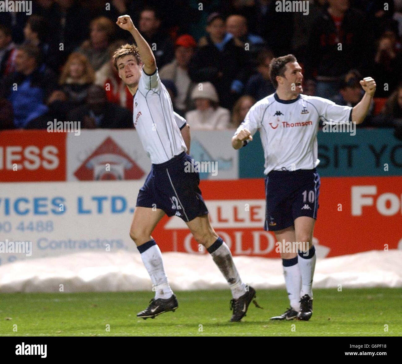 Football action celebrating congratulating arm raised hi-res stock ...