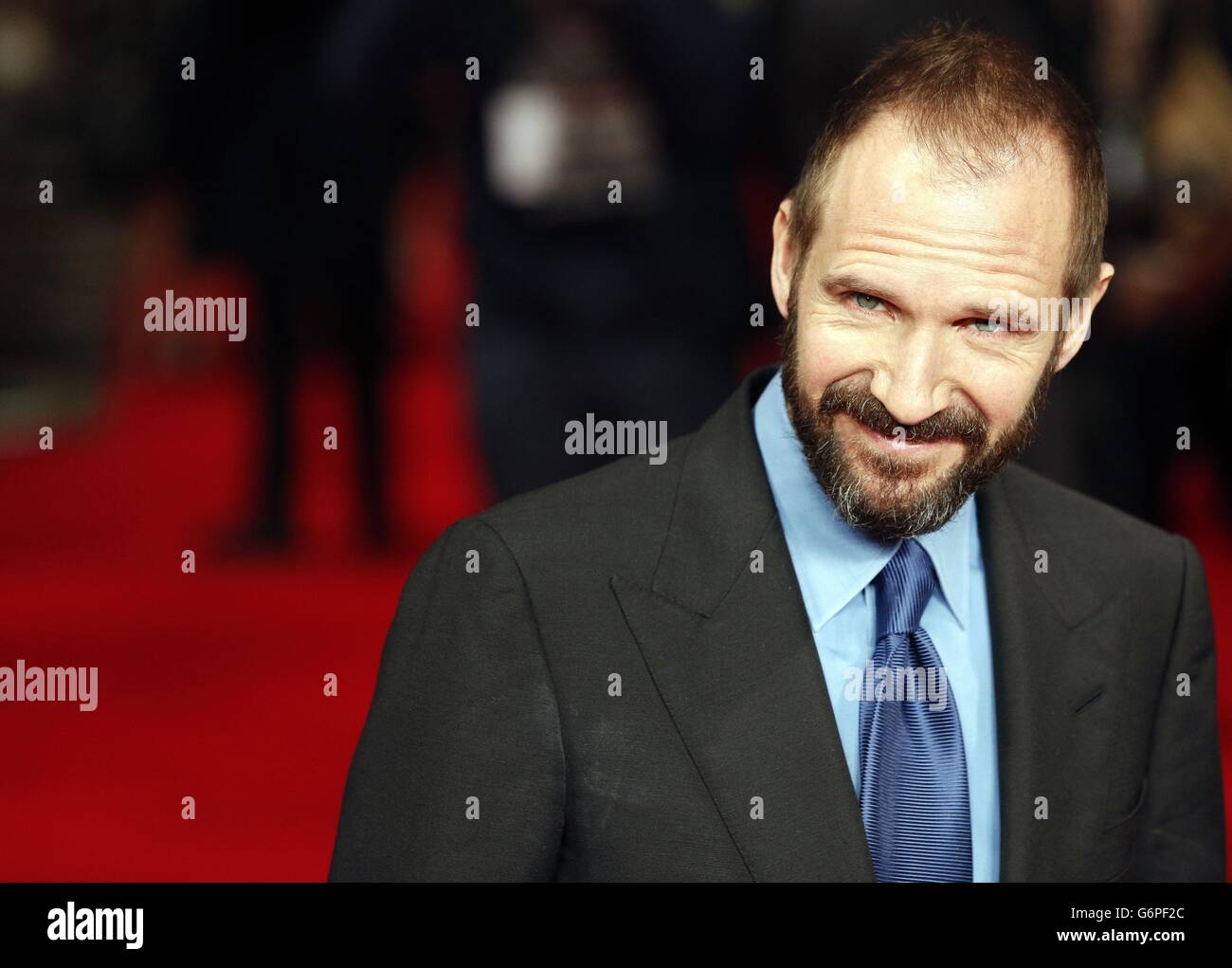 Ralph Fiennes arrives at the premiere of 'The Invisible Woman' held at ...