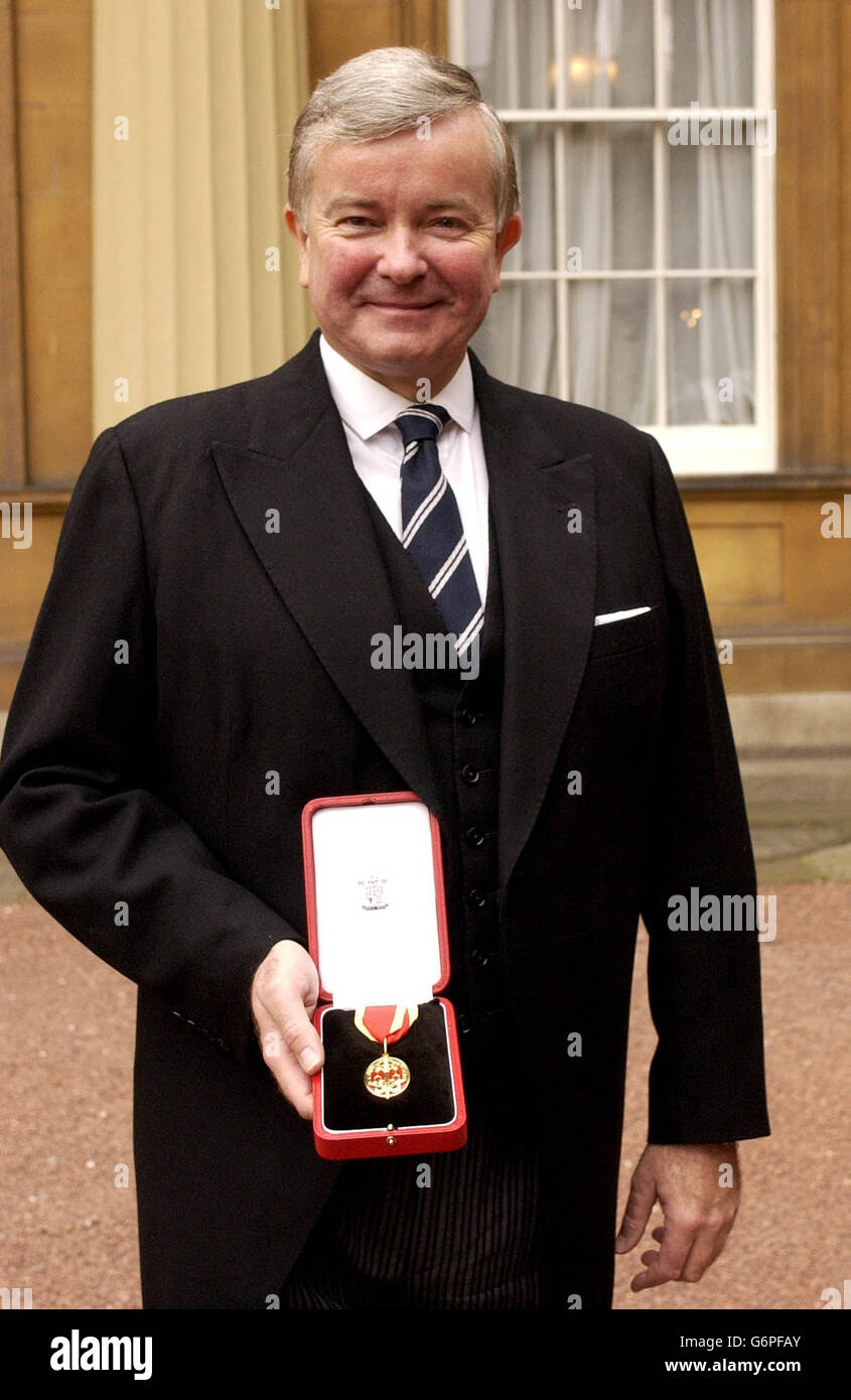 Sir Gavyn Arthur, the former Lord Mayor of London, proudly displays his ...