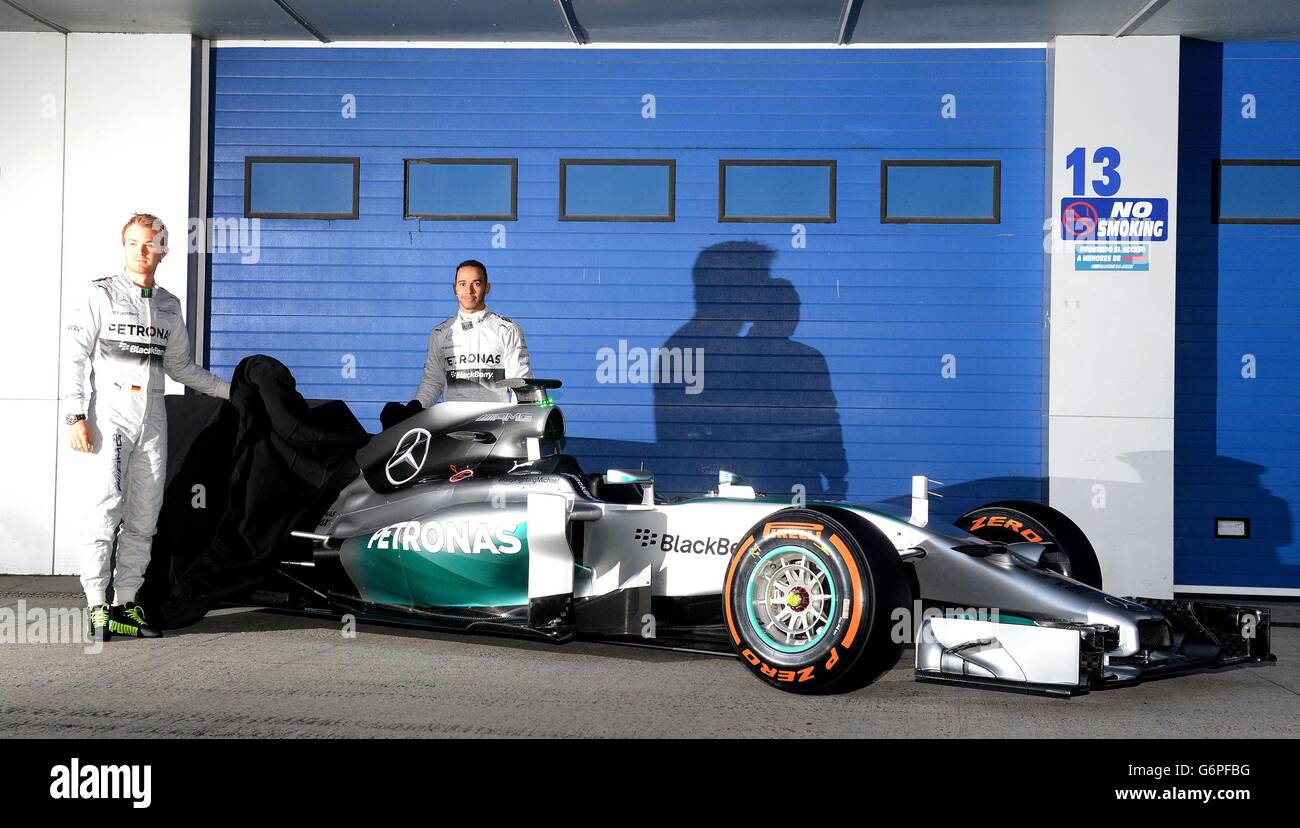 Formula One - 2014 Testing - Day One - Circuito de Jerez. Mercedes ...