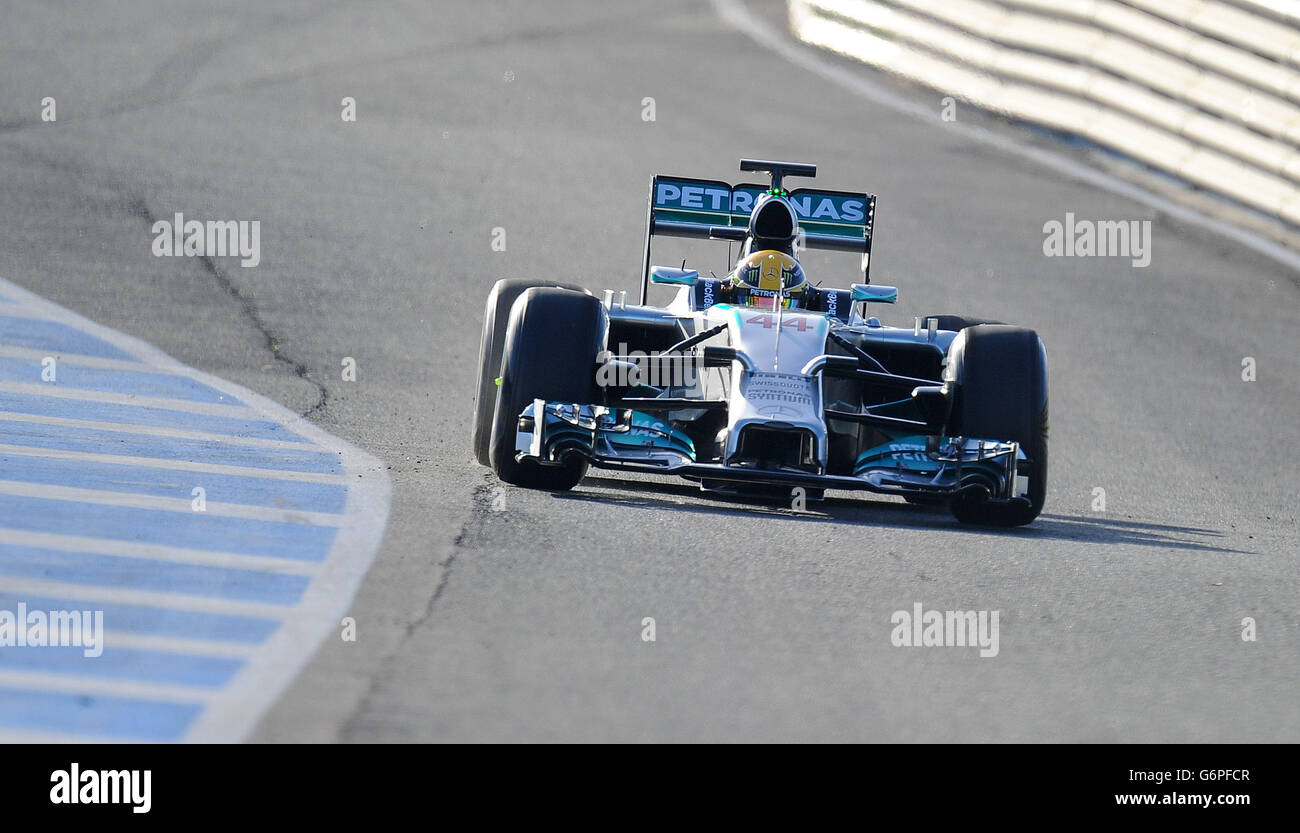 Formula One - 2014 Testing - Day One - Circuito de Jerez. Mercedes ...
