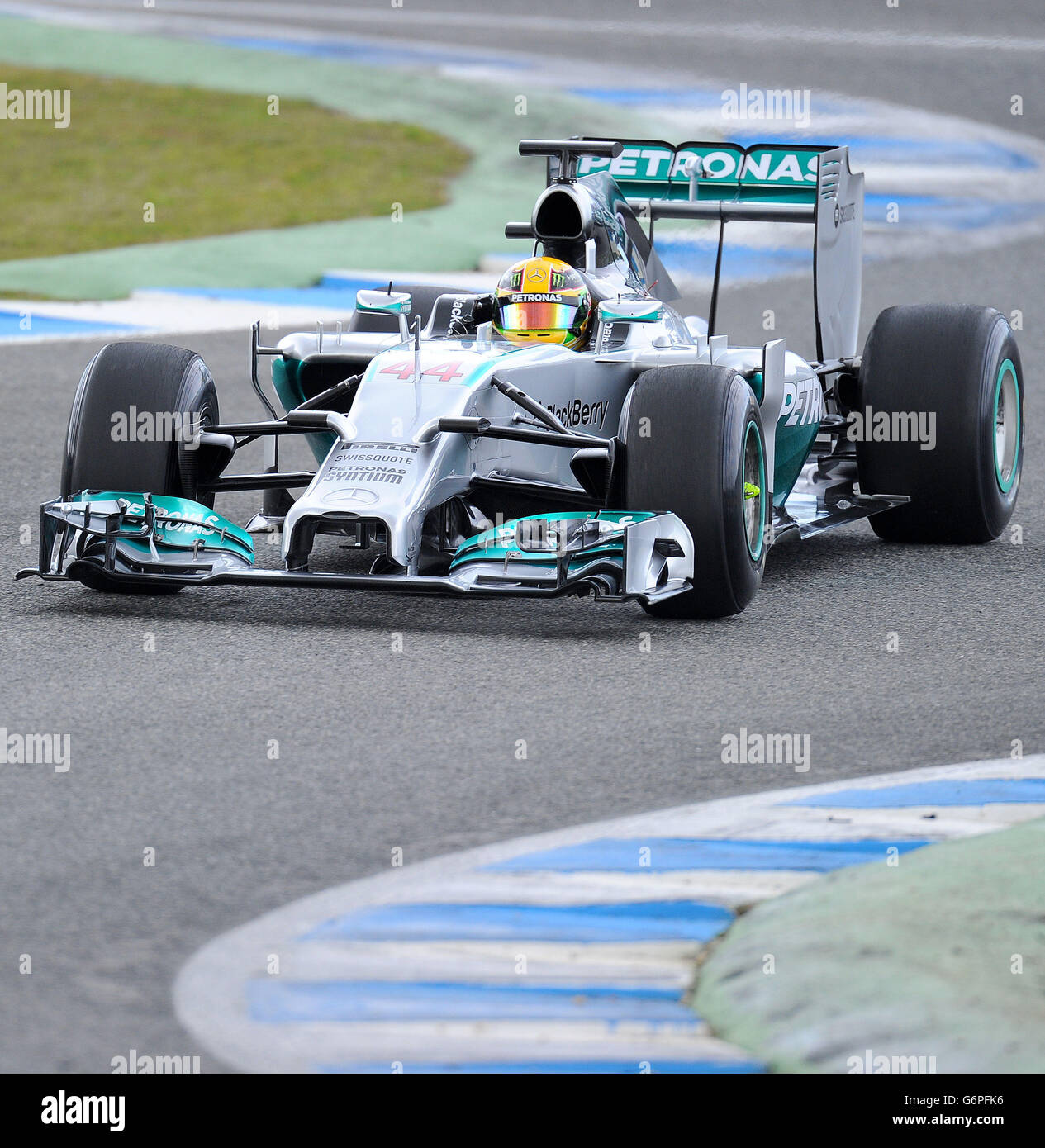 Formula One - 2014 Testing - Day One - Circuito de Jerez Stock Photo ...