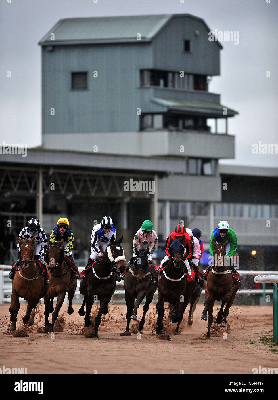 Horse Racing - Southwell Racecourse Stock Photo - Alamy