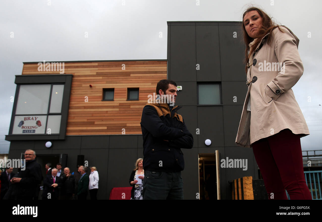 Olympic boxing gold medalist Katie Taylor and Olympic boxer Adam Nolan ...