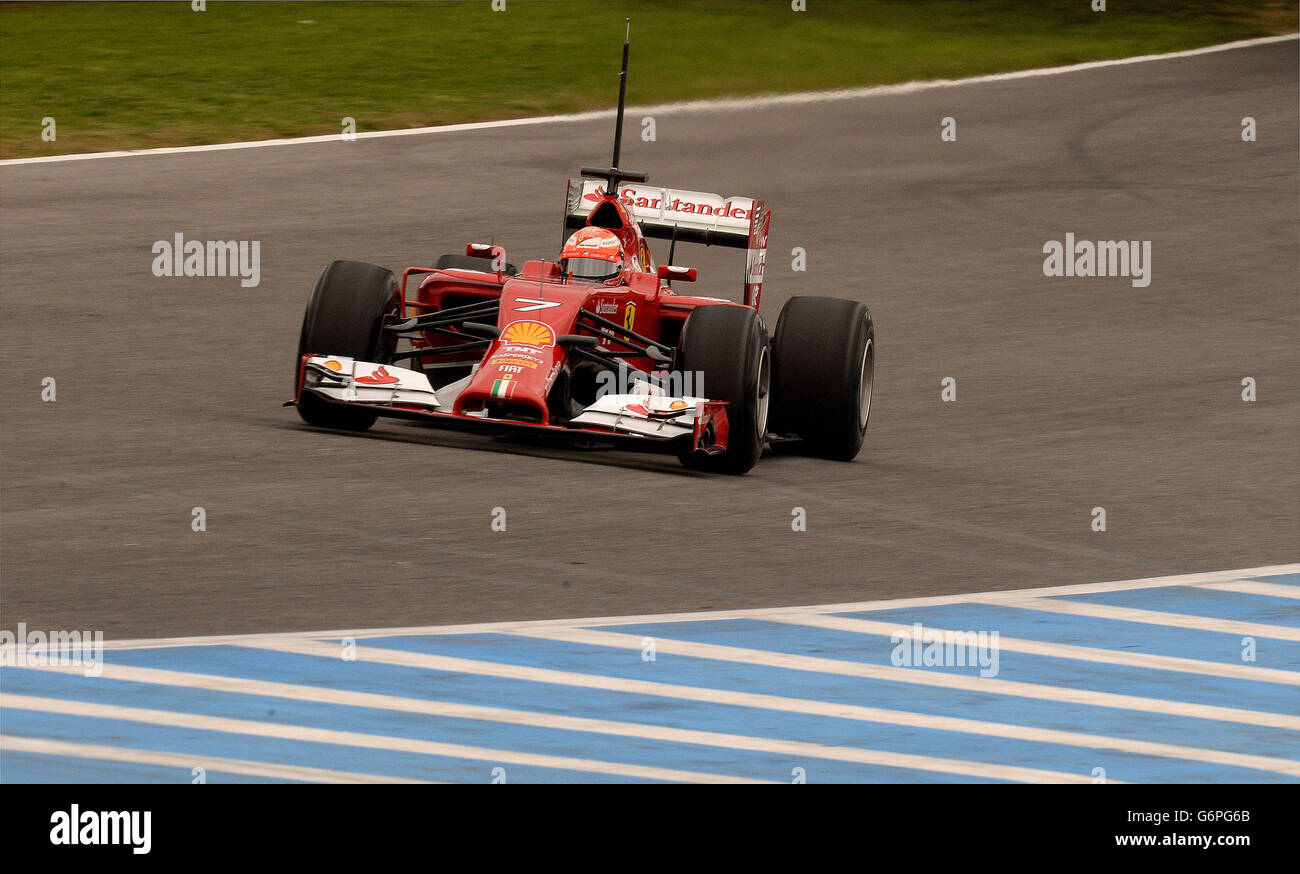 Formula One - 2014 Testing - Day One - Circuito de Jerez Stock Photo ...