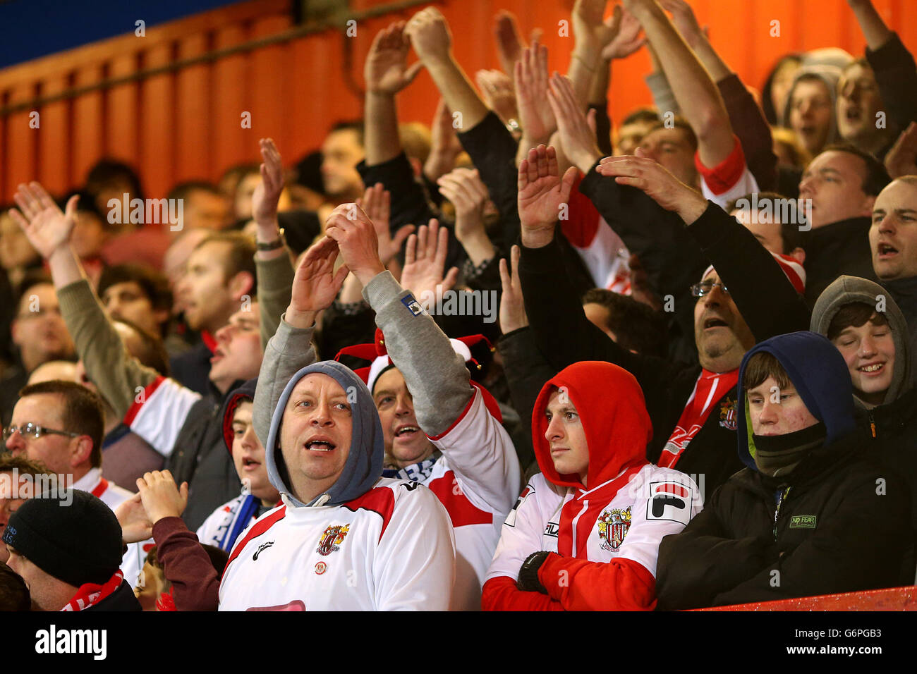 Stevenage fans in the stands hi-res stock photography and images - Alamy