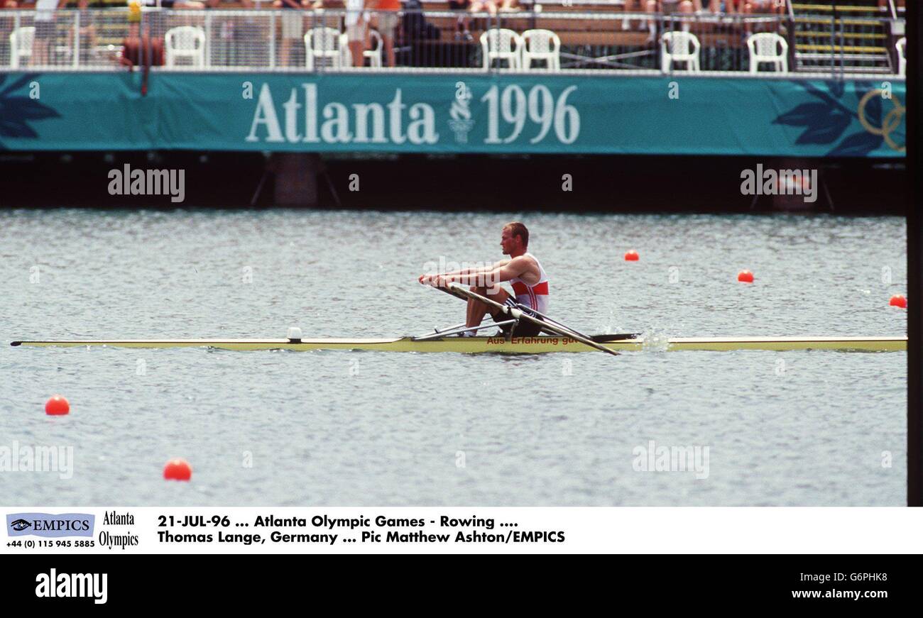 21 jul 96 atlanta olympic games rowing hi-res stock photography and ...