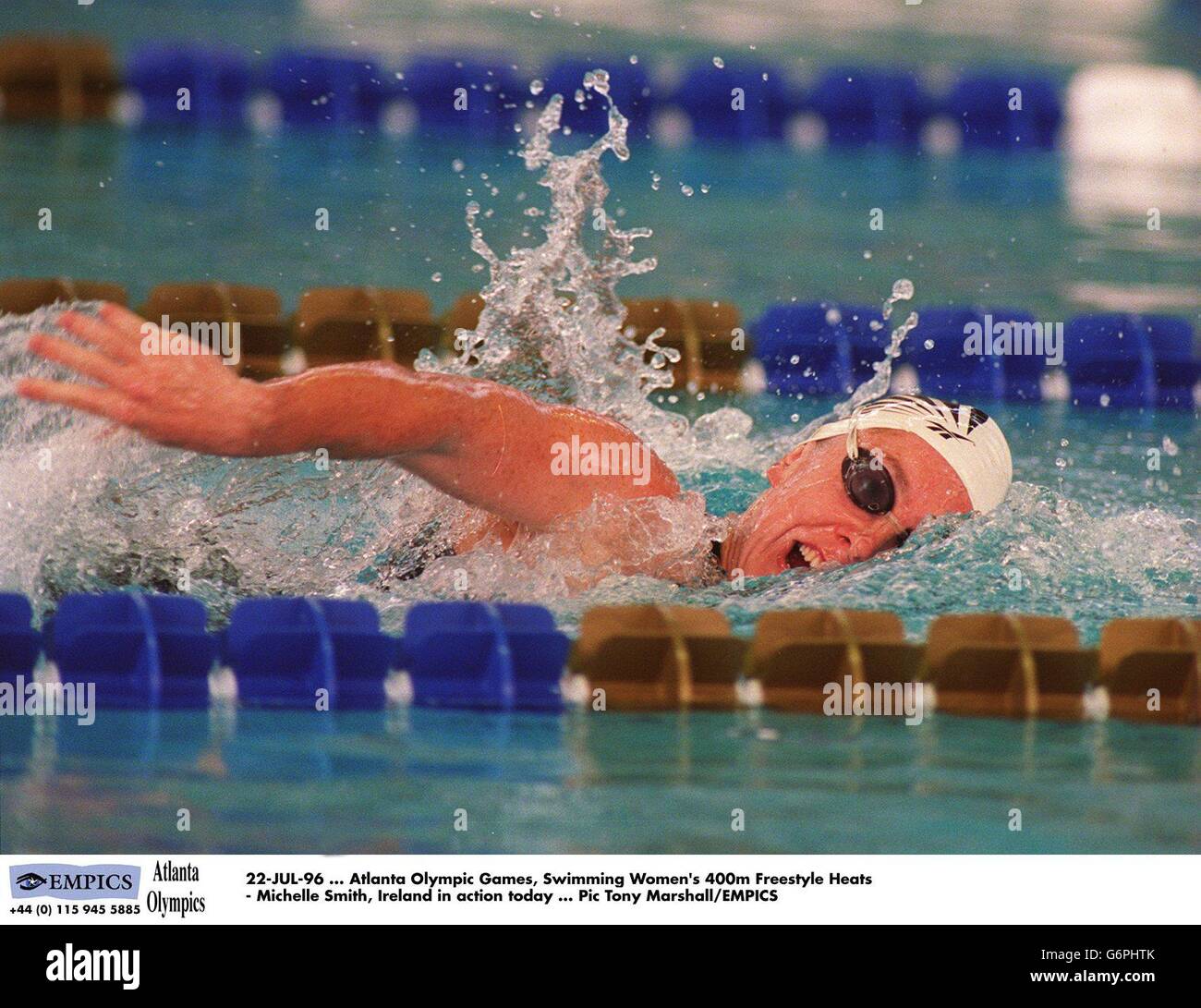22-JUL-96. Atlanta Olympic Games, Swimming Women's 400m Freestyle Heats ...