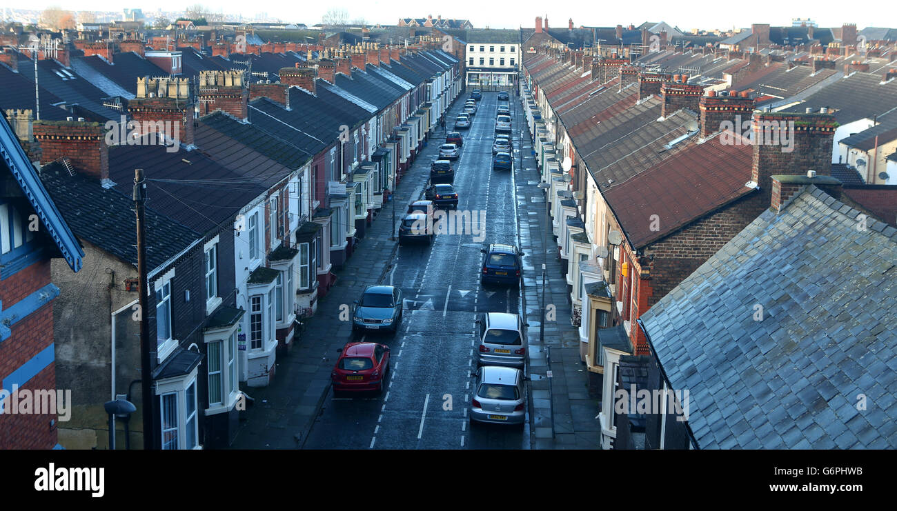 Terraced housing liverpool hi-res stock photography and images - Alamy