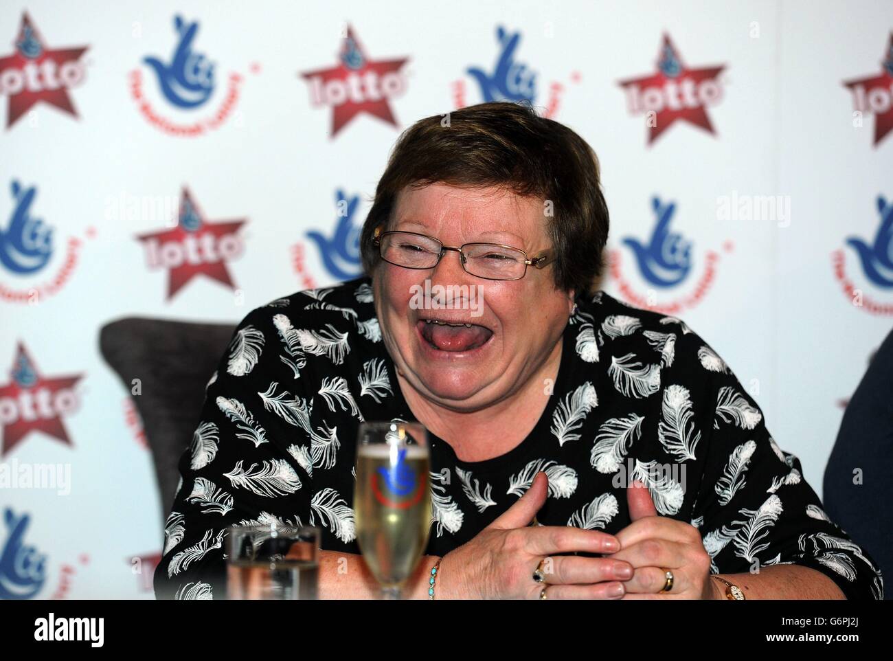 Doreen Hay, 70, who is retired, at a press conference at the Rockcliffe ...
