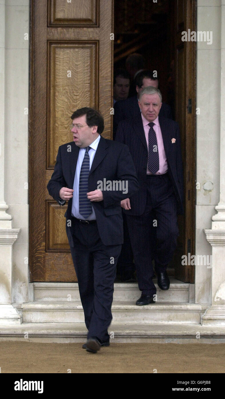 Brian Cowen peace process talks Stock Photo - Alamy
