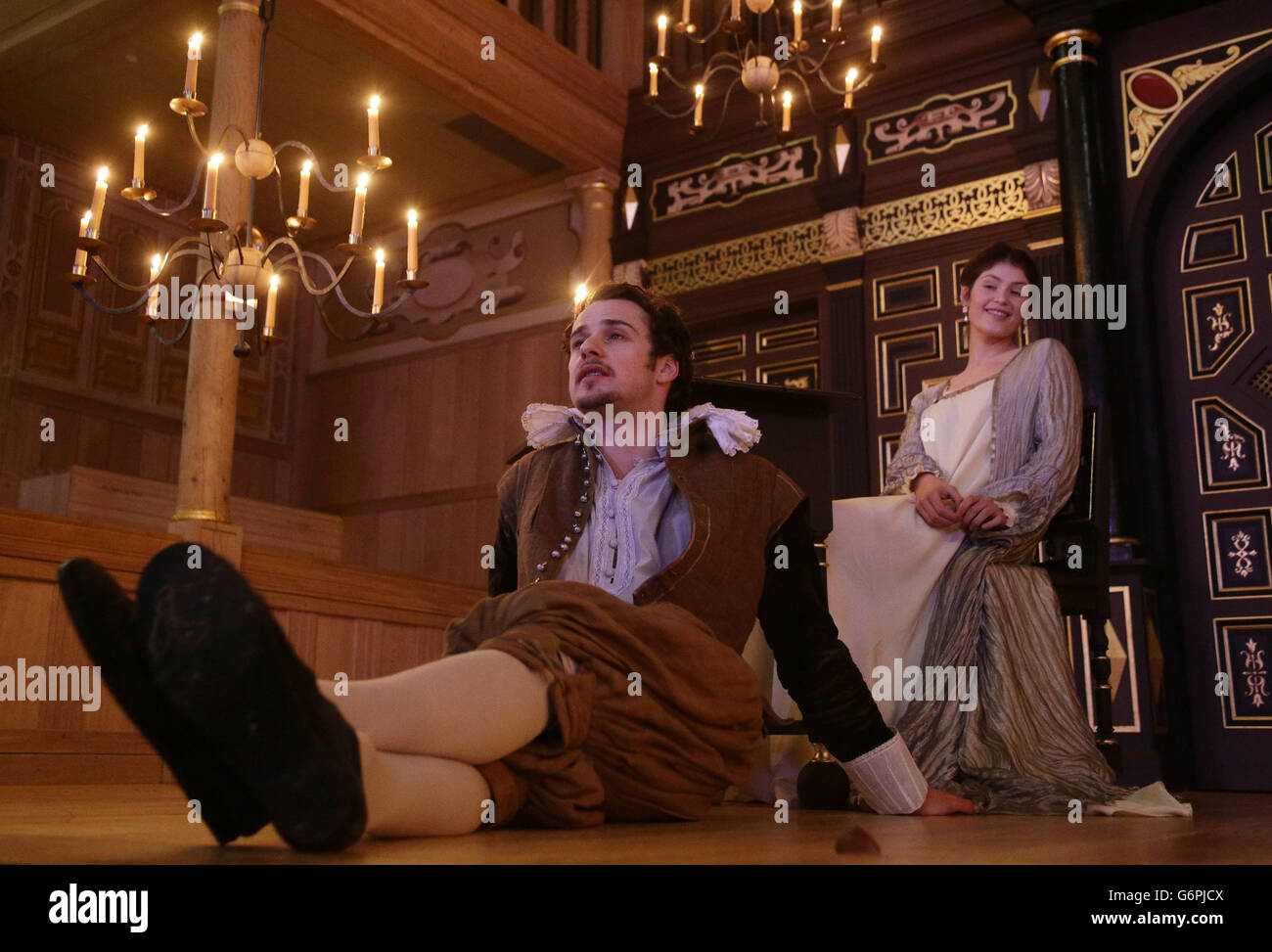 Gemma Arterton and Alex Waldmann during a photocall for The Duchess of ...