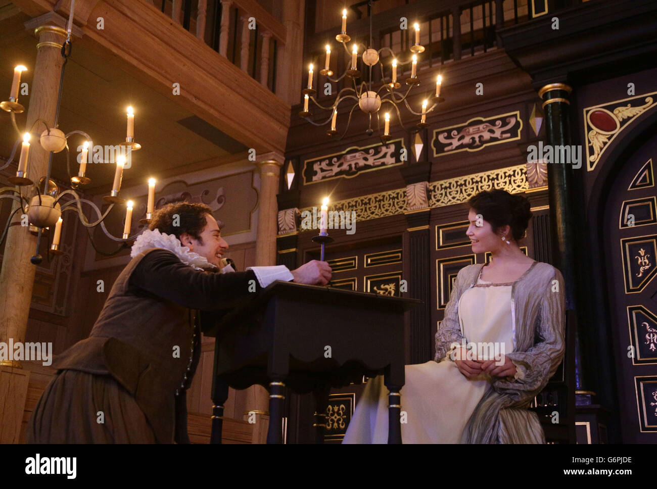 Gemma Arterton and Alex Waldmann during a photocall for The Duchess of ...
