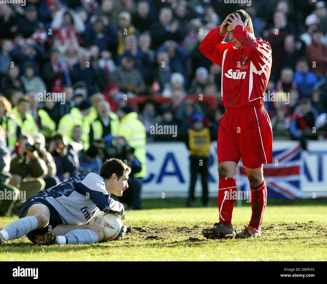 Football action mark quayle carlo cudicini hi-res stock photography and ...