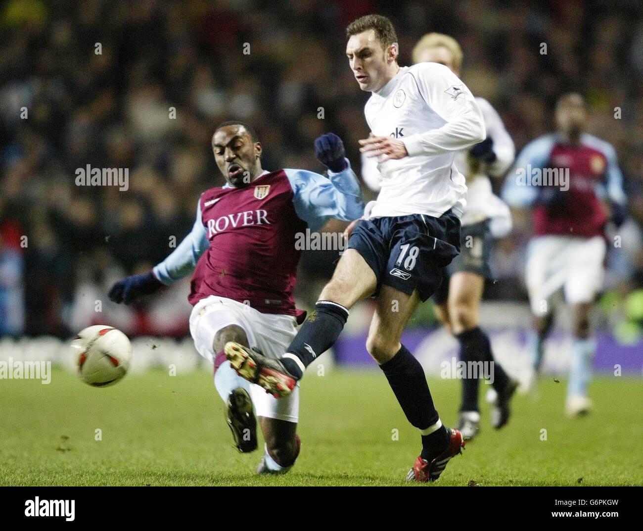 Sport football action darius vassell nicky hunt hi-res stock ...