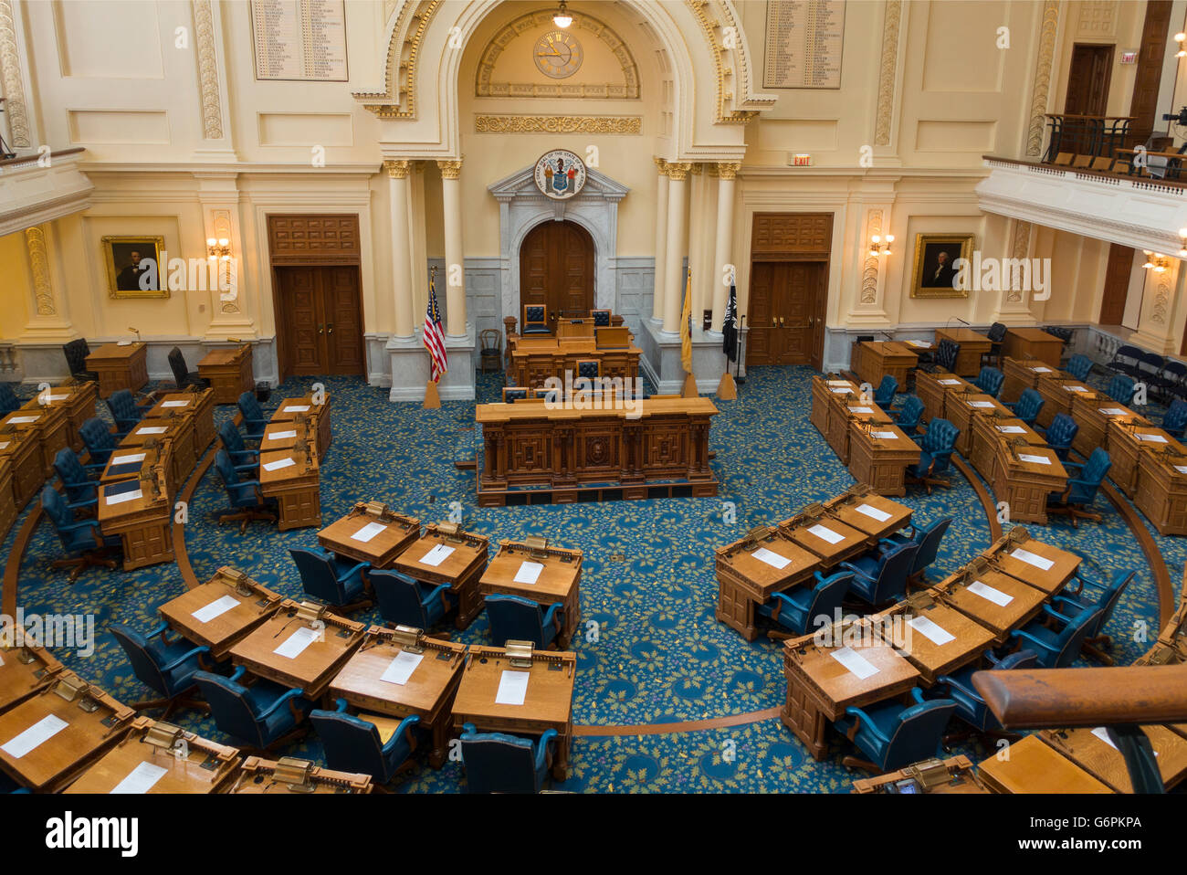 New jersey state house interior hi-res stock photography and images - Alamy