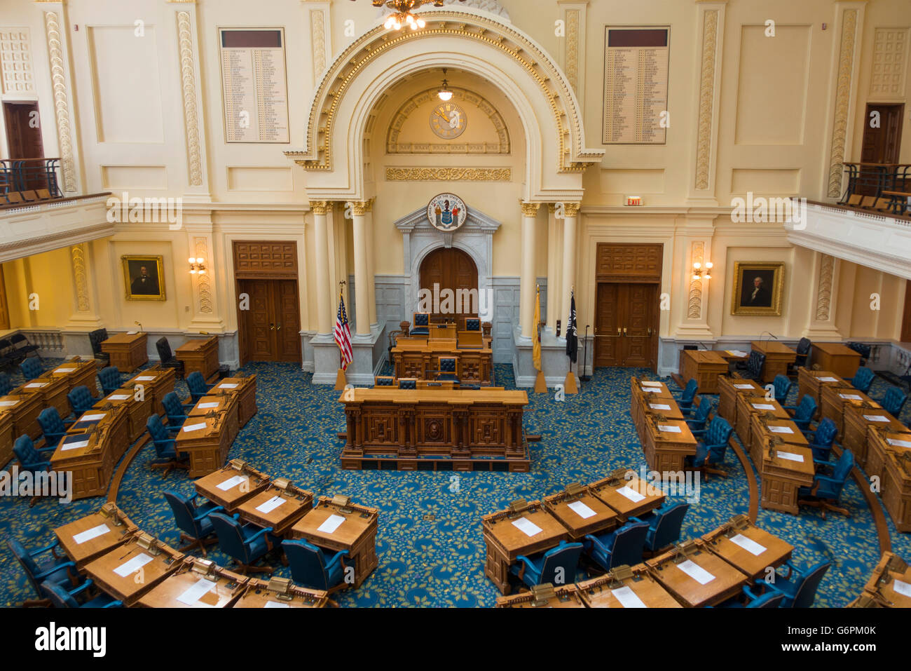 Trenton NJ state capitol Stock Photo - Alamy