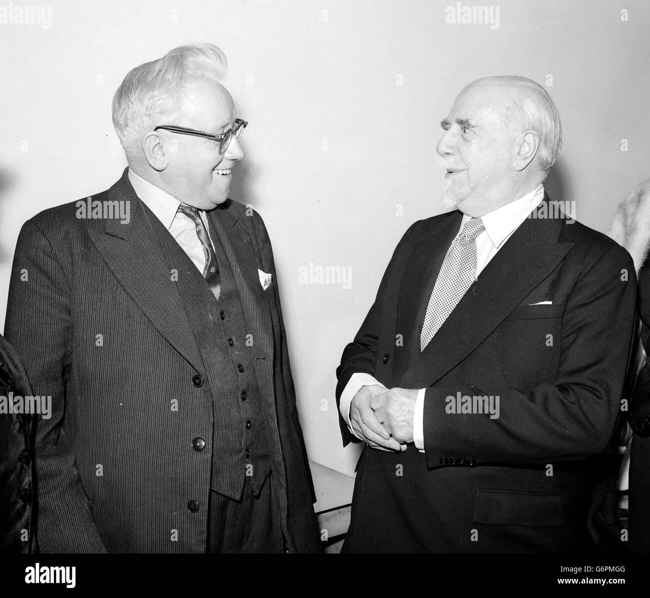 Thomas beecham and conductor Black and White Stock Photos & Images - Alamy