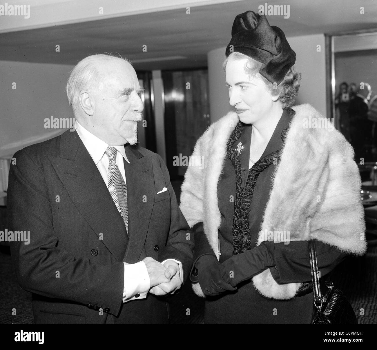 Sir Thomas Beecham Luncheon Stock Photo - Alamy