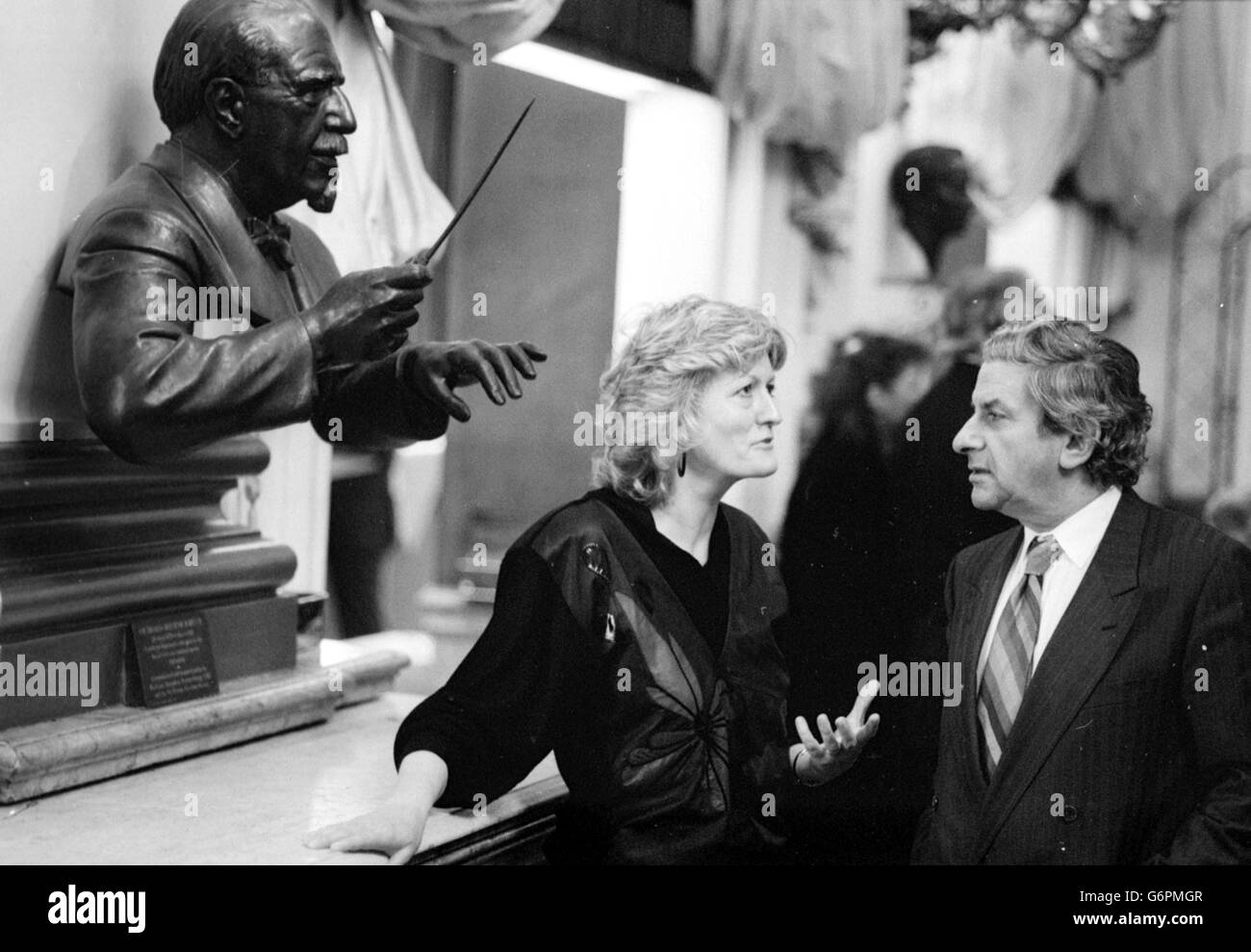 At the opera house in londons covent garden Black and White Stock ...