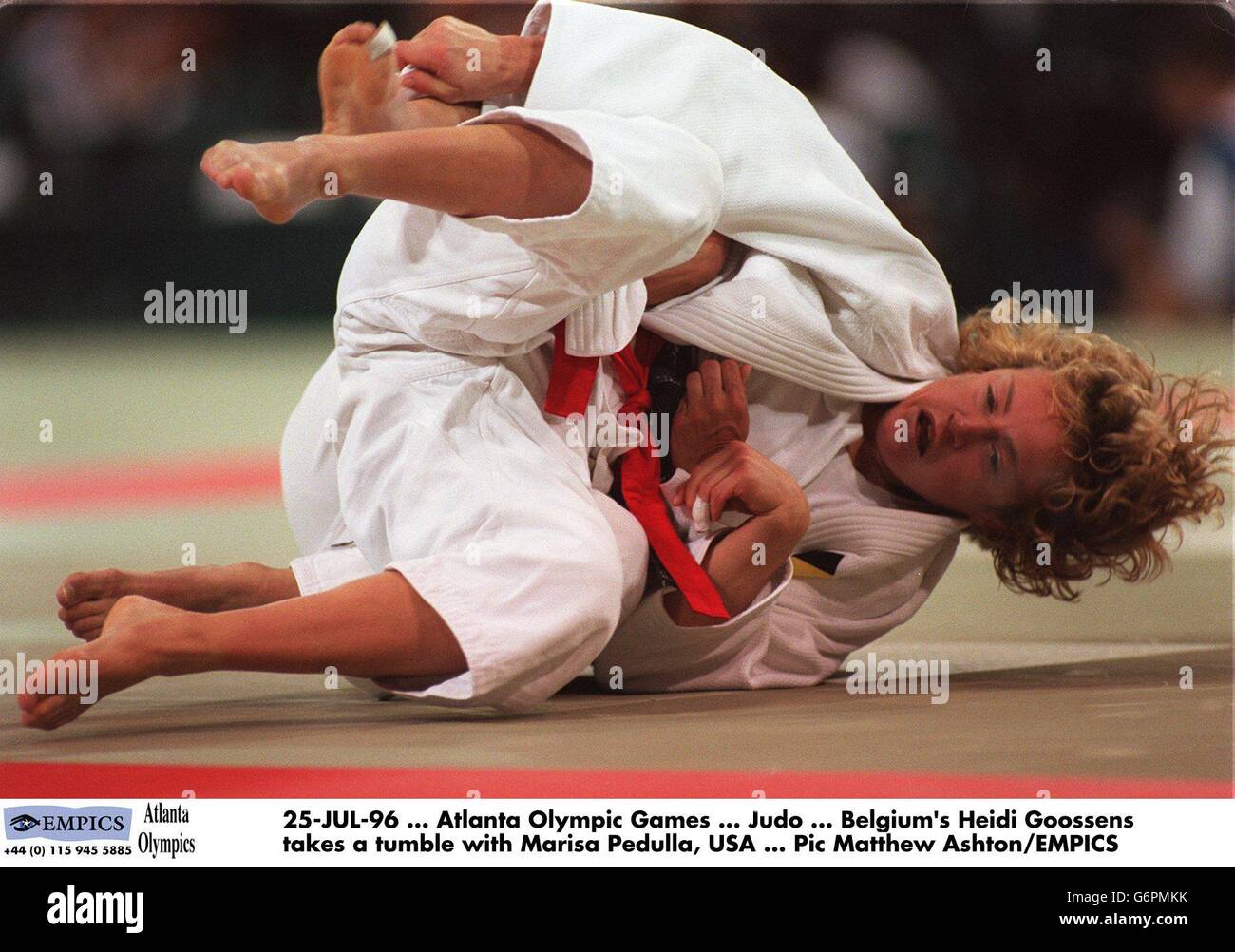 25 jul 96 atlanta olympic games judo marisa pedulla hi-res stock ...