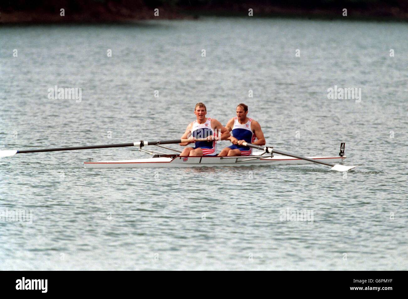 25-JUL-96 ... Atlanta Olympic Games ... Rowing .... Britain's Steve ...
