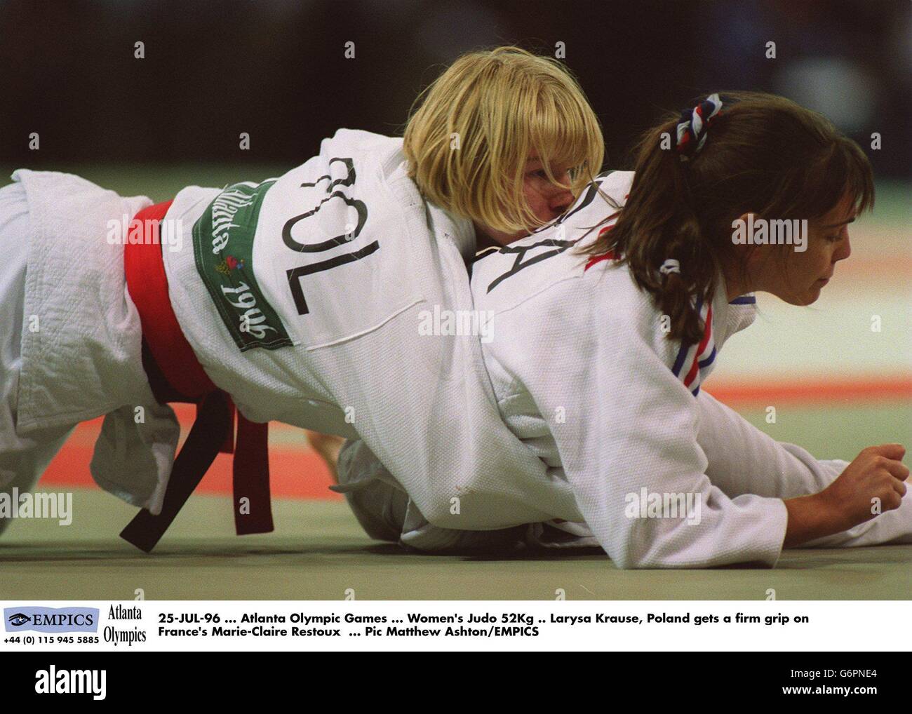 25-JUL-96, Atlanta Olympic Games, Women's Judo 52Kg .. Larysa Krause ...