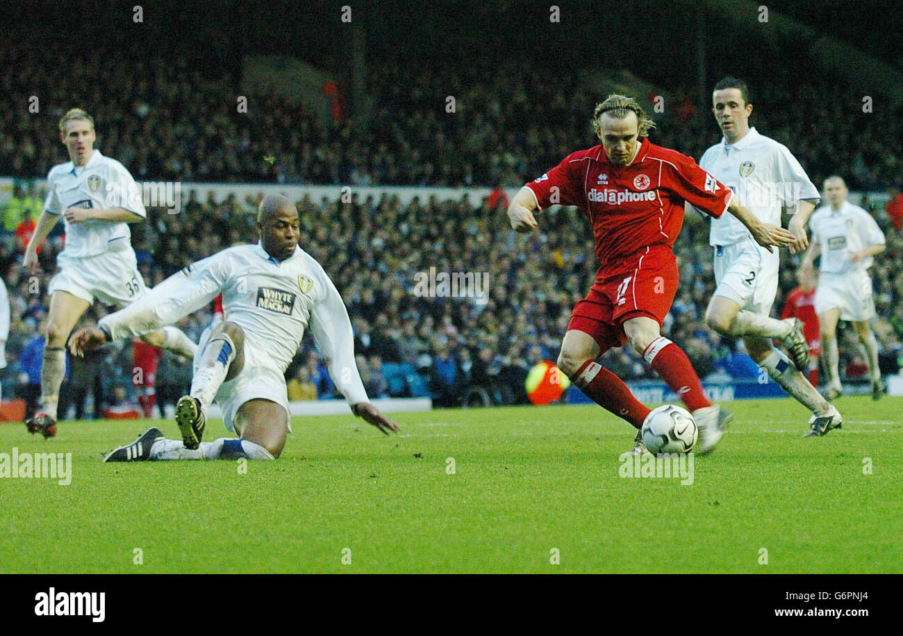 Leeds v middlesbrough hi-res stock photography and images - Alamy