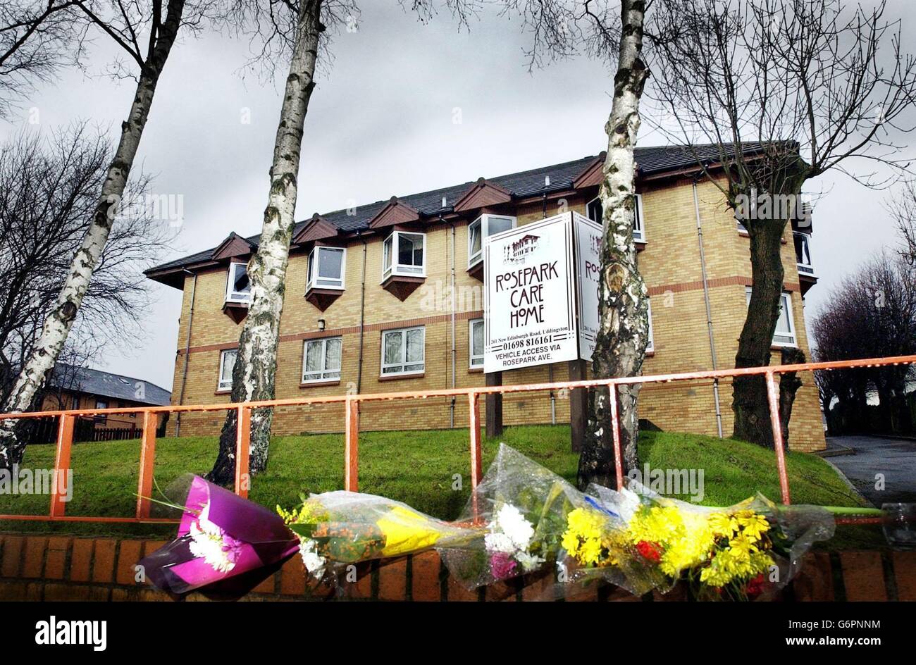 Floral tributes were laid out at the scene of a fatal fire which ...