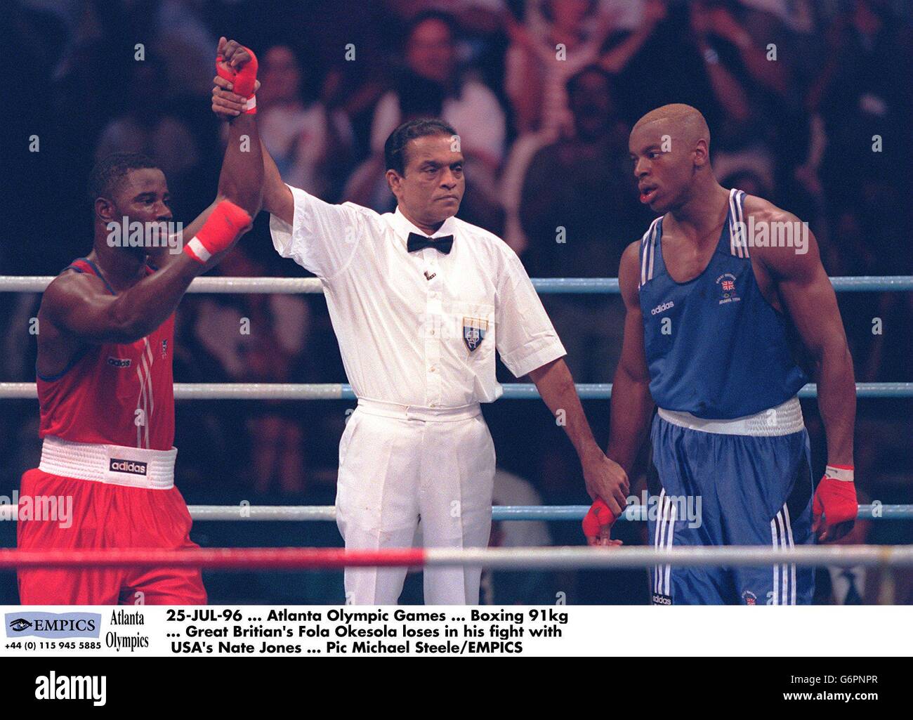 Atlanta Olympic Games ... Boxing 91kg Stock Photo - Alamy