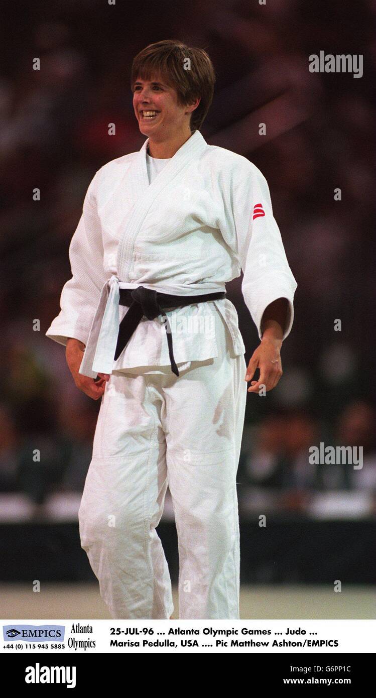 25 jul 96 atlanta olympic games judo marisa pedulla hi-res stock ...