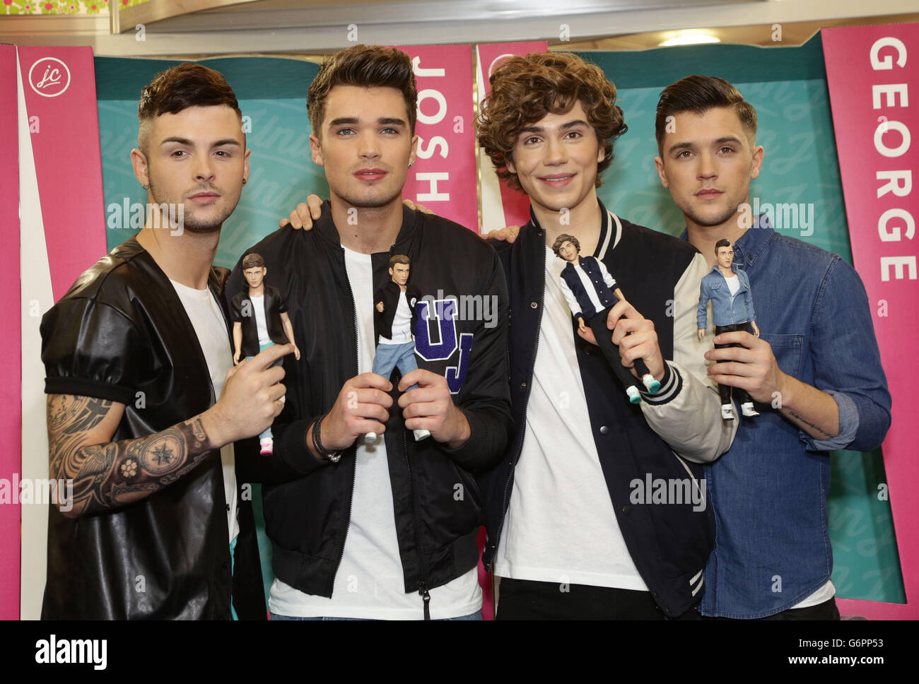 Union J - Toy Fair - Olympia - London Stock Photo - Alamy