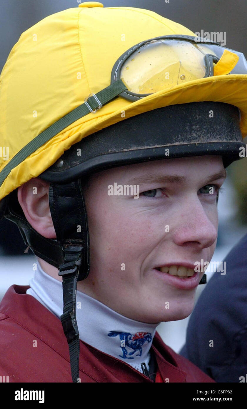 Jockey Jamie Spencer Stock Photo - Alamy
